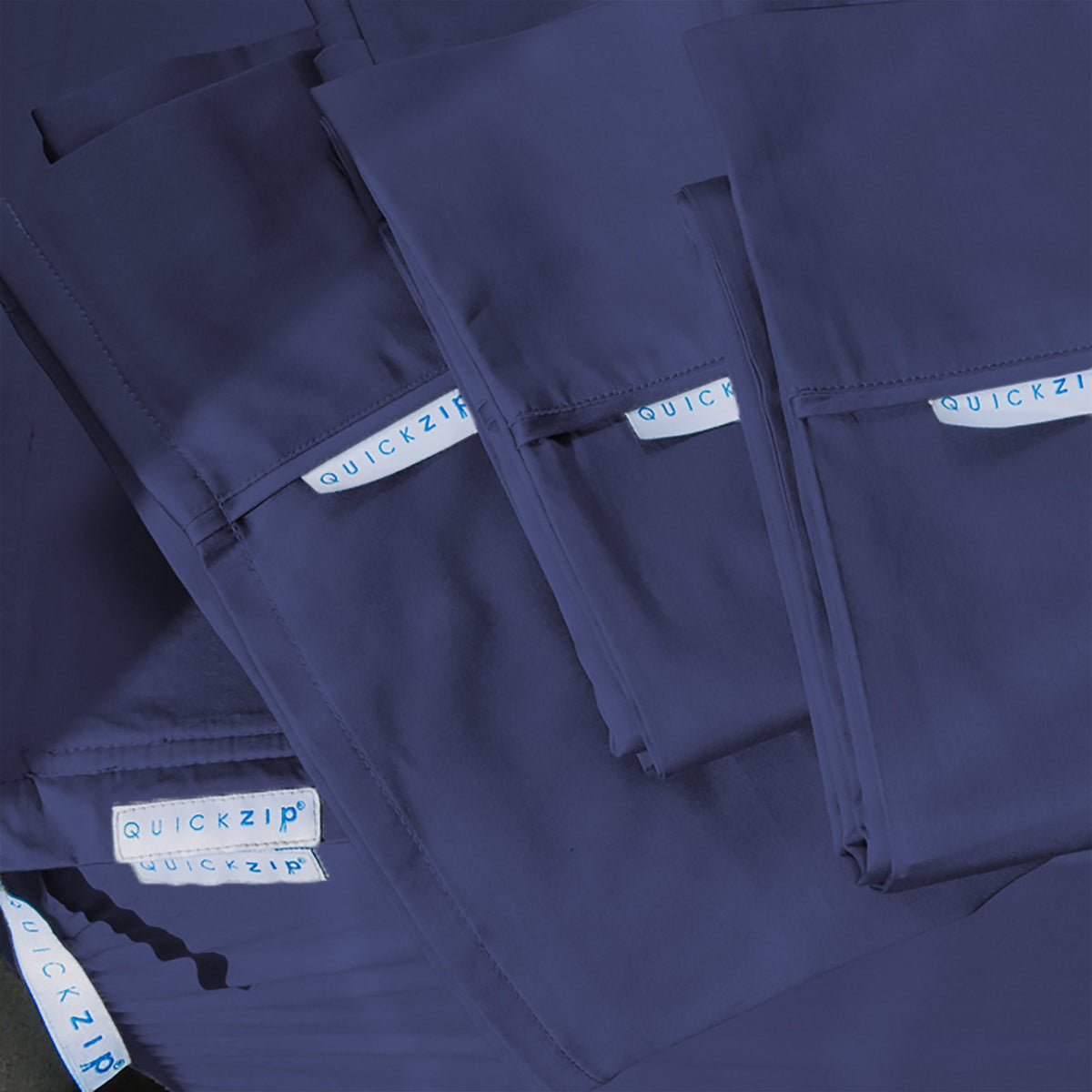 Full Percale Cotton Zip Sheet Starter Pack from QuickZip Sheet Company